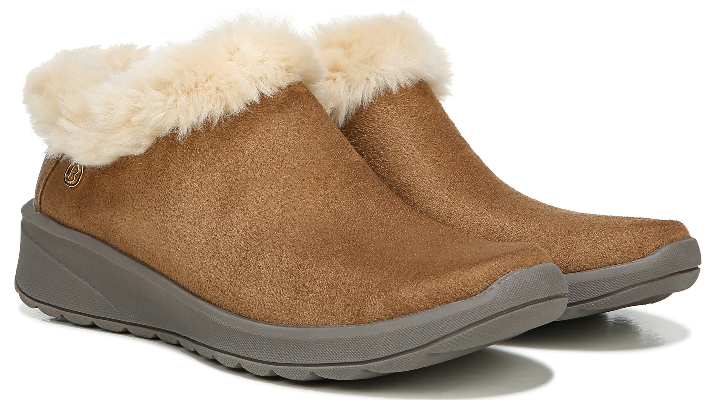 bzees golden go women's washable faux fur ankle boots