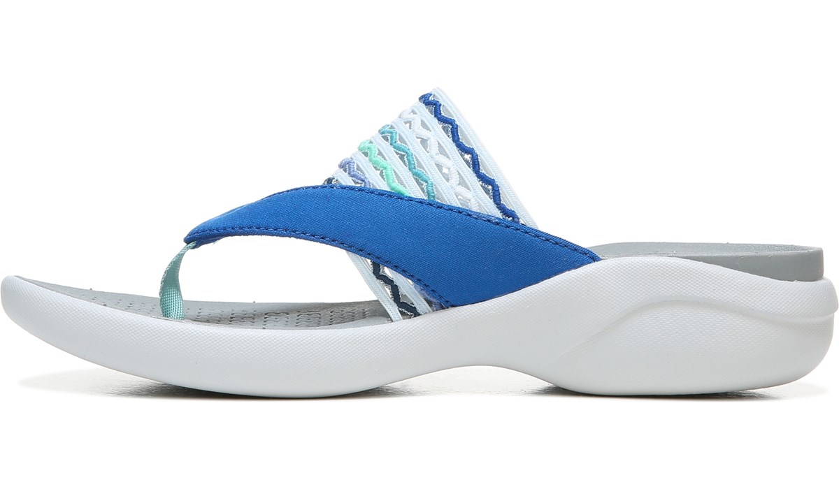 Washable Cabana Flip Flop Sandal in Blue Ripple Gore | Bzees