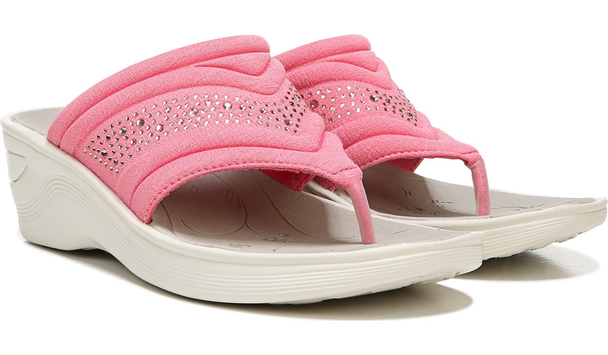 Washable Dazzle Me Flip Flop Wedge Sandal in Confetti | Bzees